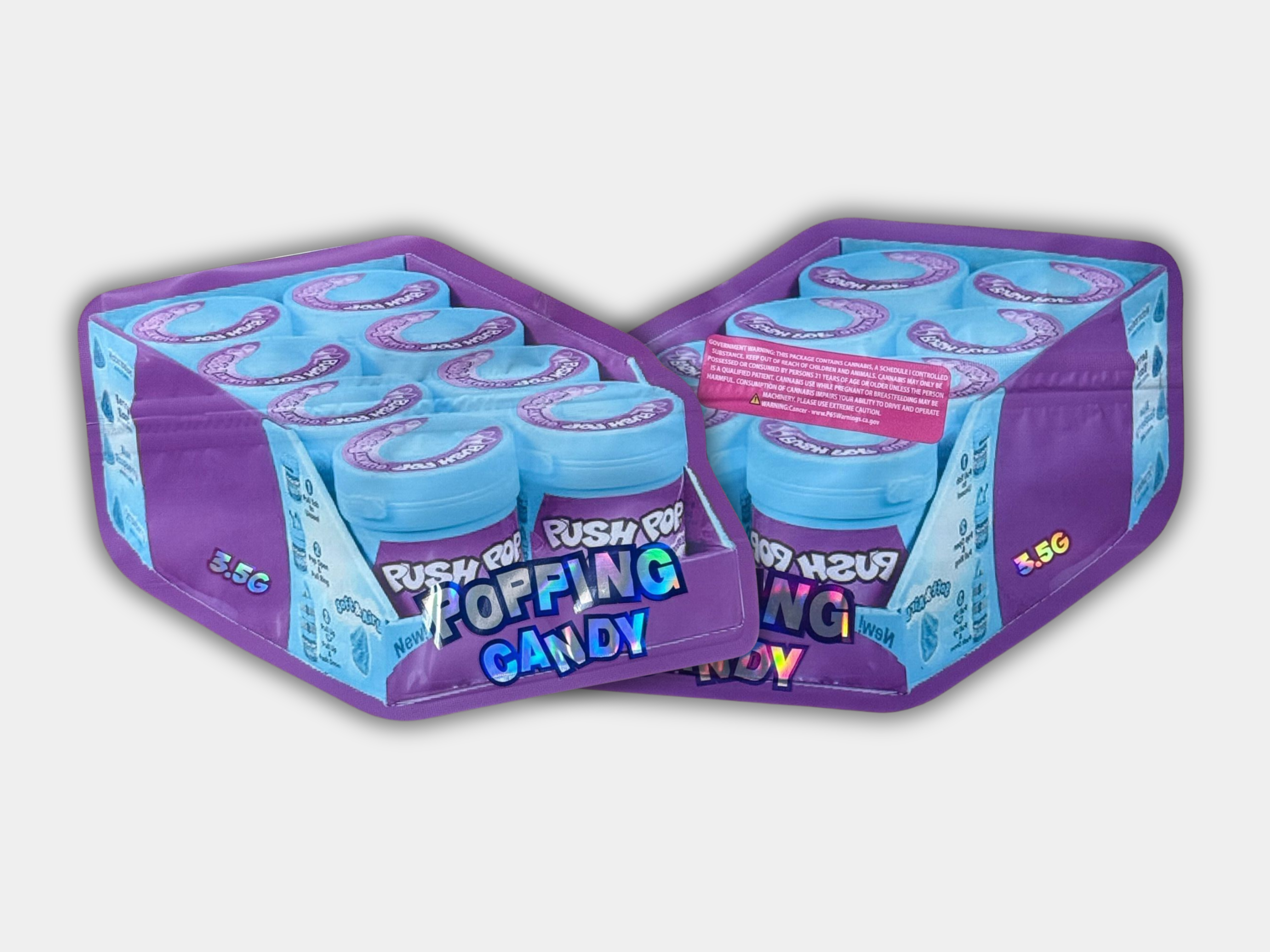 Purple Popping Candy Mylar Bag 3.5G | Smell Proof – Gorilla Boyz Inc