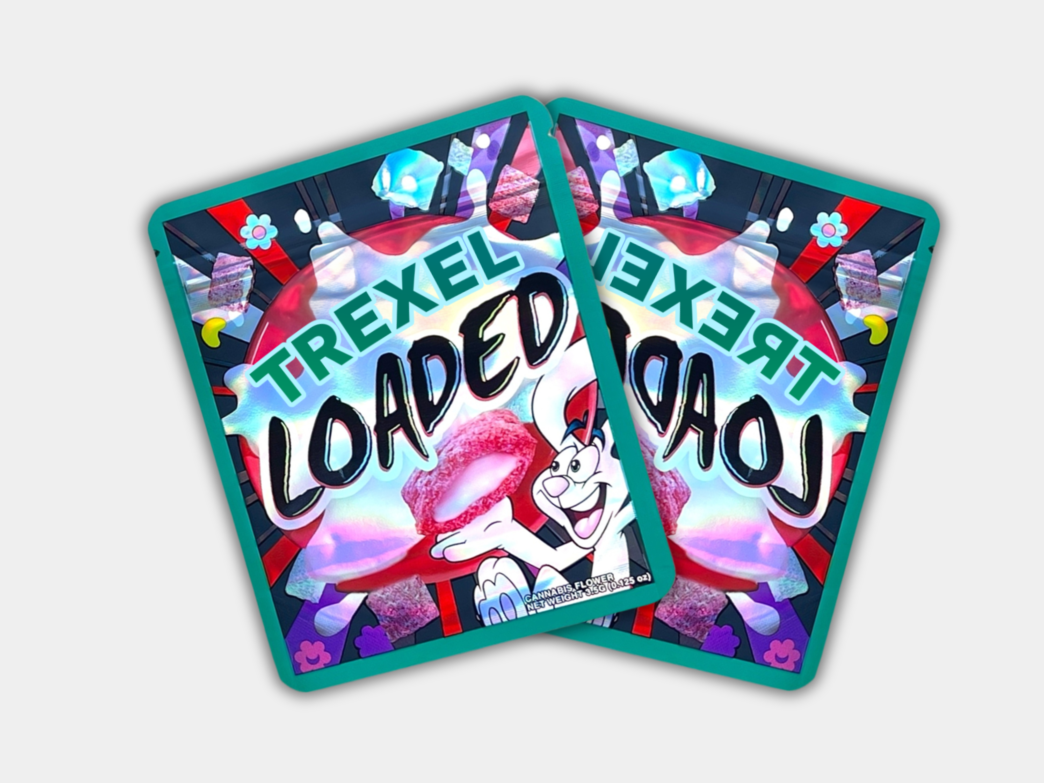 Trexel Loaded Mylar Bag 3.5 Grams | Smell Proof – Gorilla Boyz Inc
