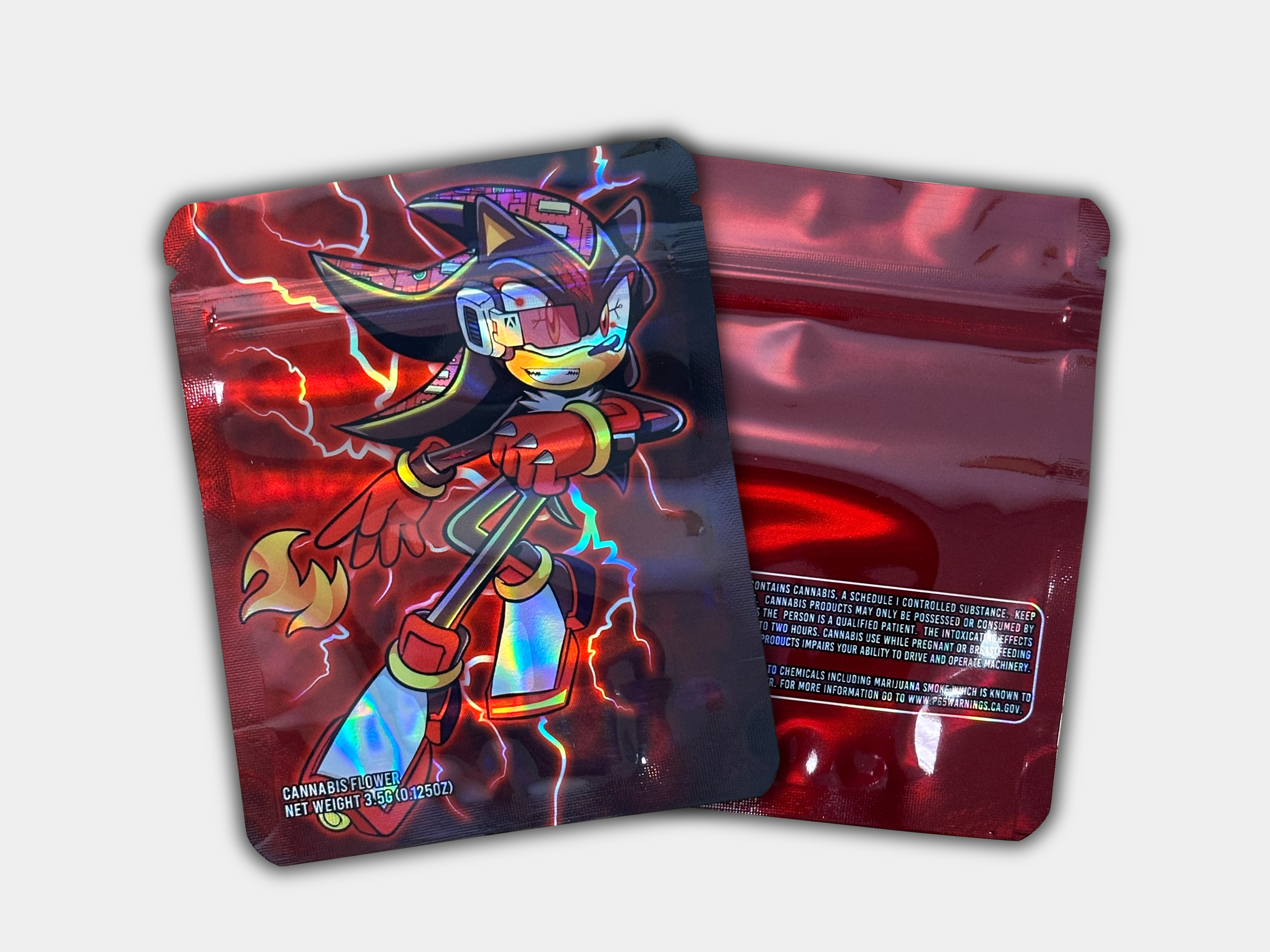 Shadow Mylar Bag 3.5 Grams | Smell Proof – Gorilla Boyz Inc
