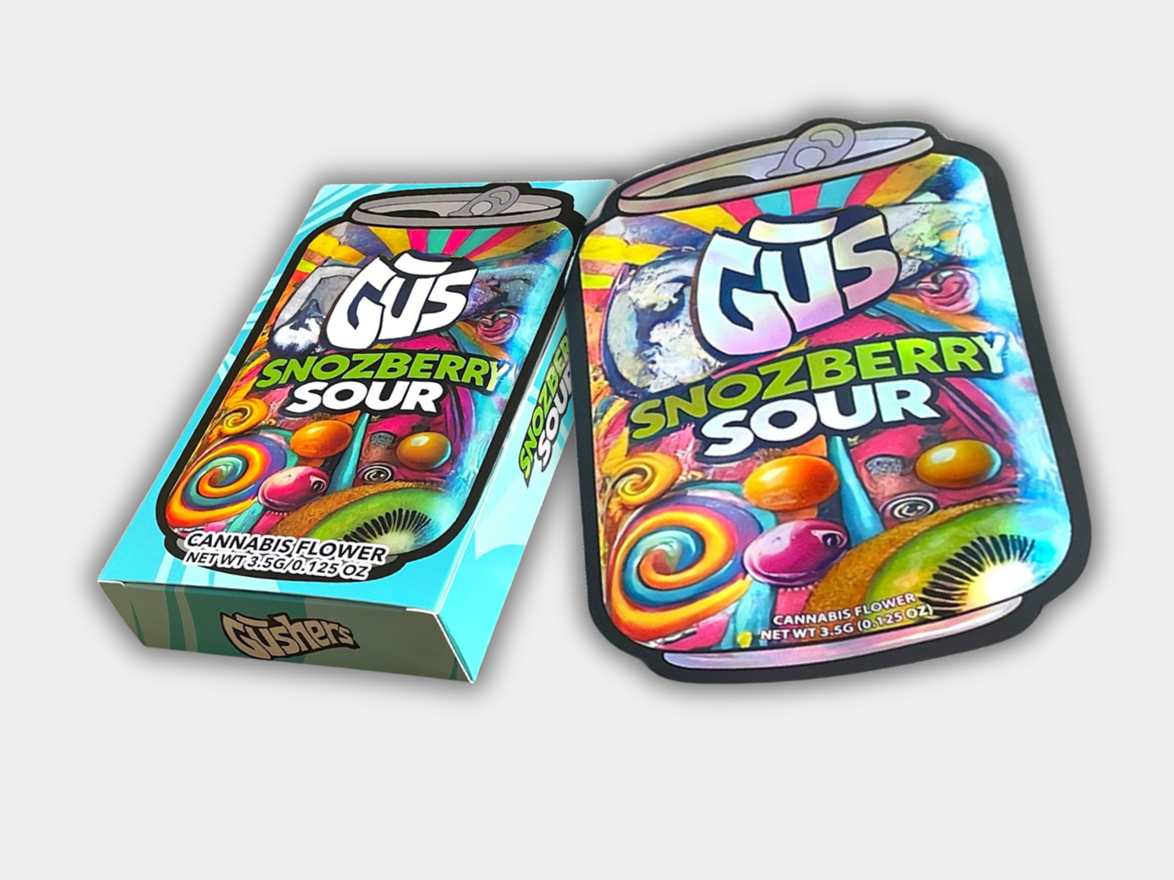 Gus Snozberry Sour 3.5g Mylar Bag with BOX | Smell Proof – Gorilla Boyz Inc