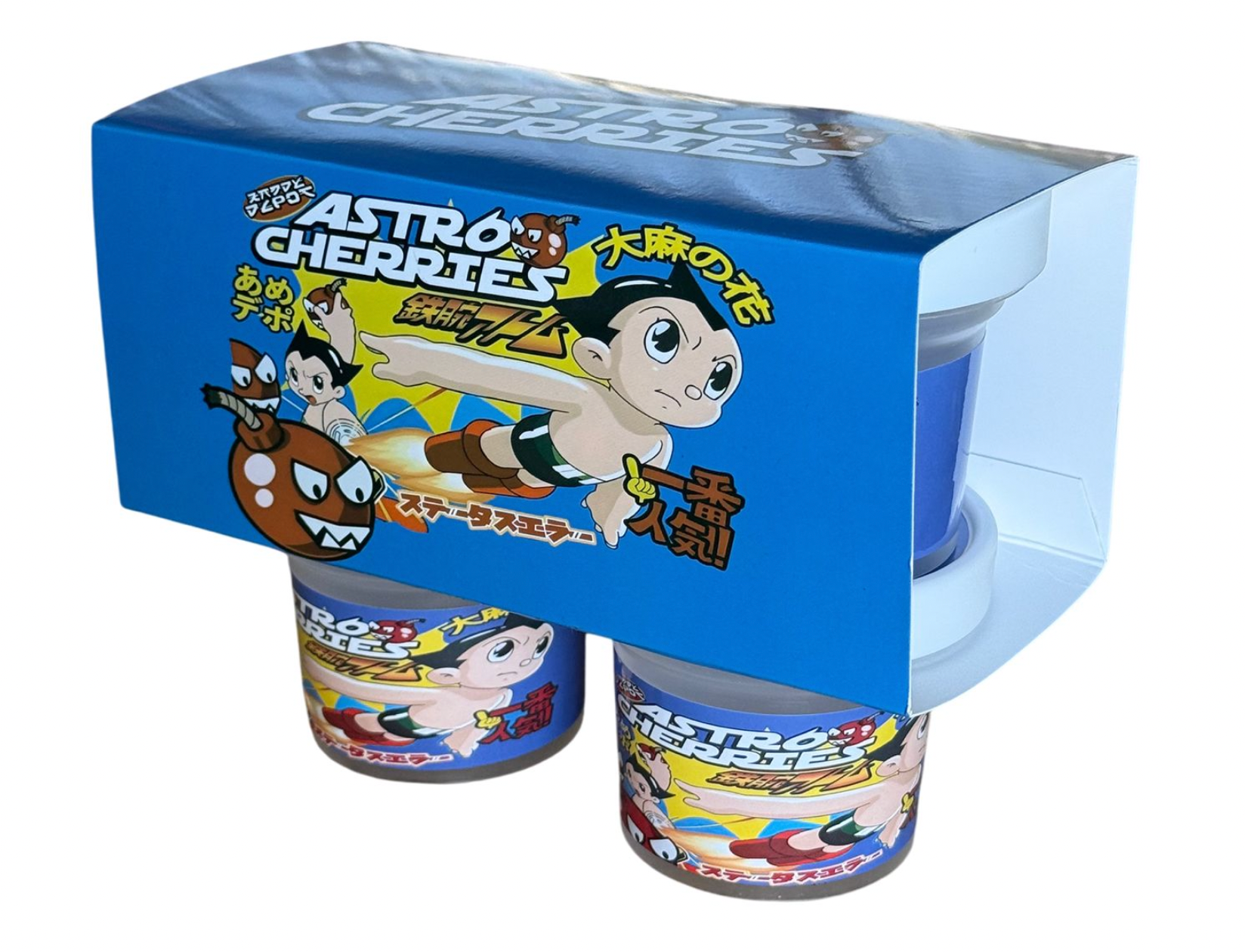 Astro Cherries 4 Jar Set with Box (3.5g Ice Cream Jar Set) | Premium ...