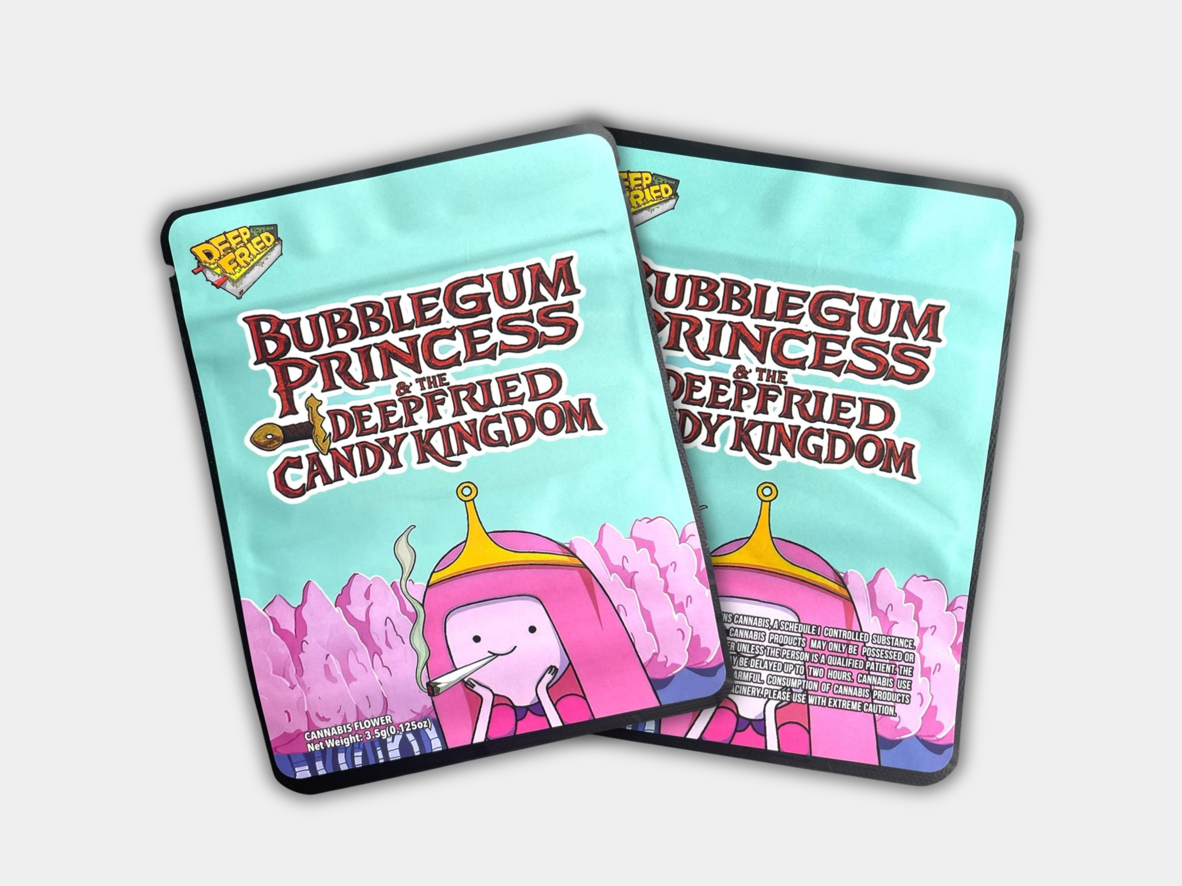 Bubblegum Princess & the Deepfried Candy Kingdom 3.5G Mylar Bag | Smell ...
