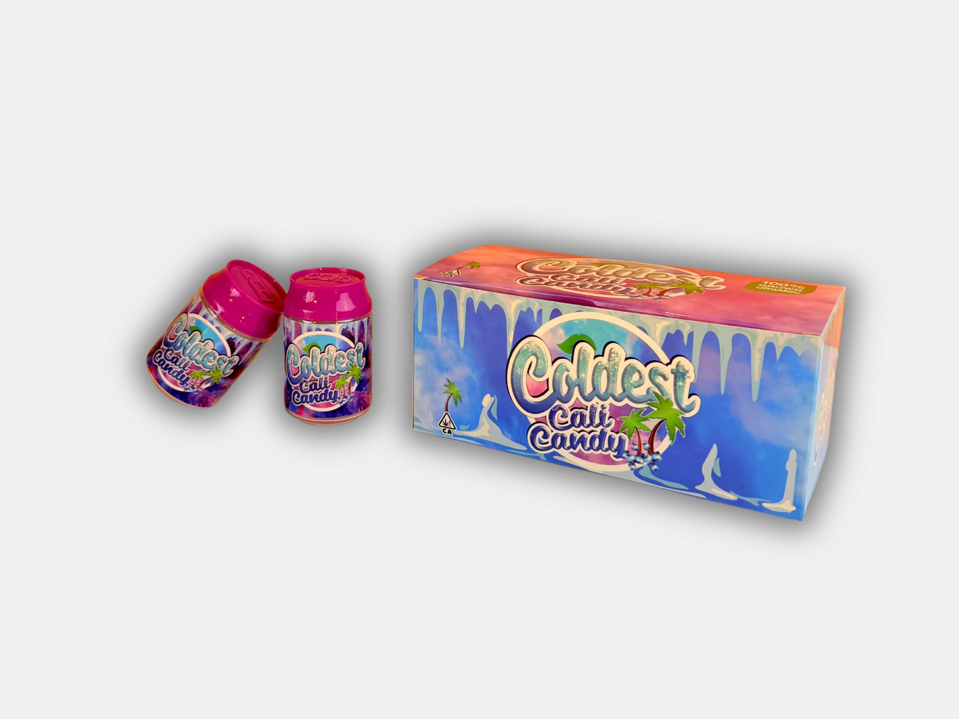Coldest Cali Candy Soda Cans – Master Box (8 Cans) | Collectible Mini ...