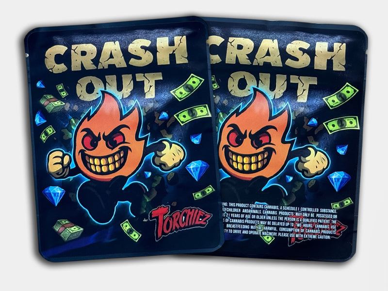 Crash Out 3.5G Torch Mylar Bag | Gorilla Boyz – Gorilla Boyz Inc