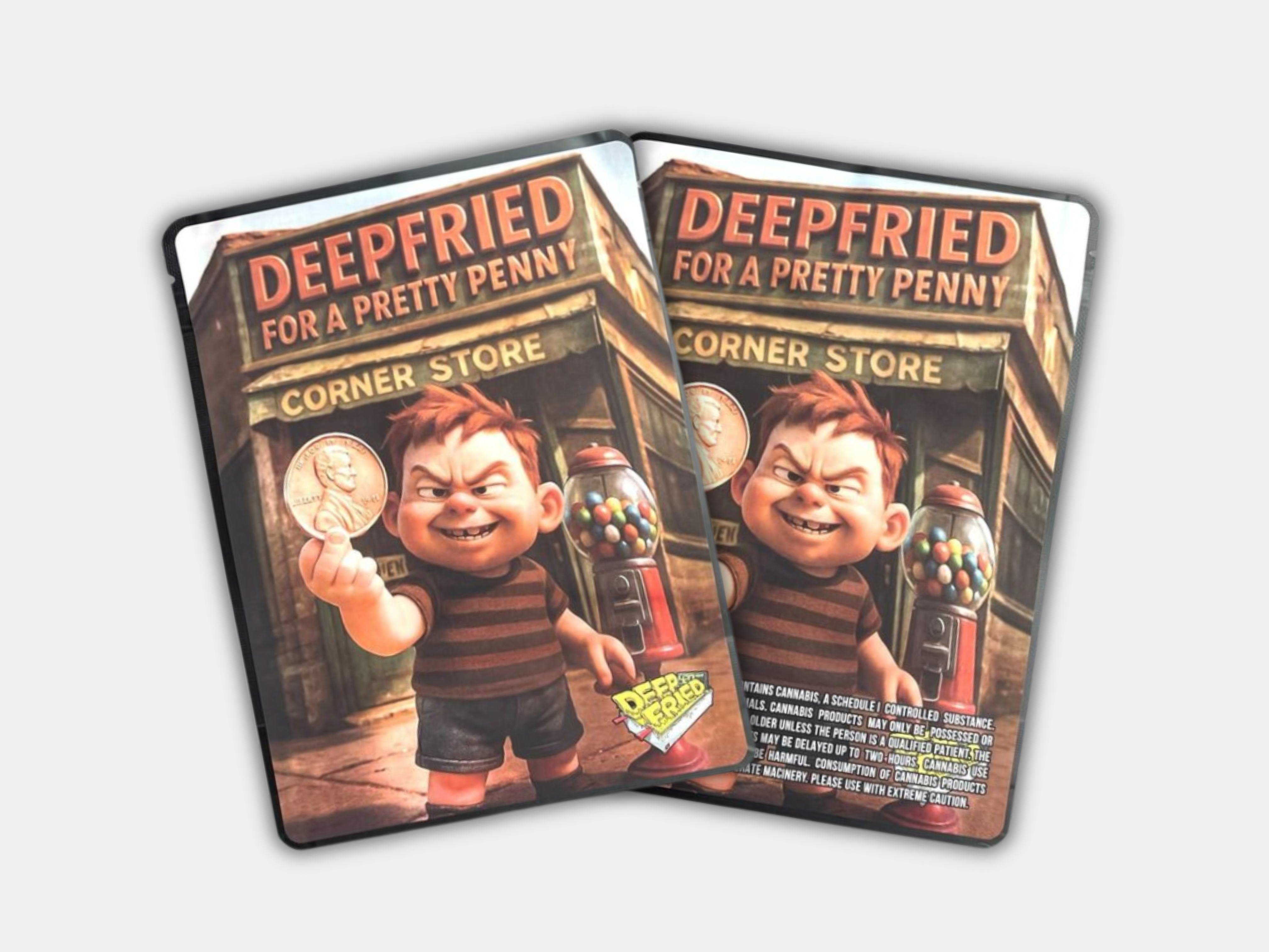 Deep Fried For a Pretty Penny Sticker (1oz) Mylar Bag | Smell-Proof ...