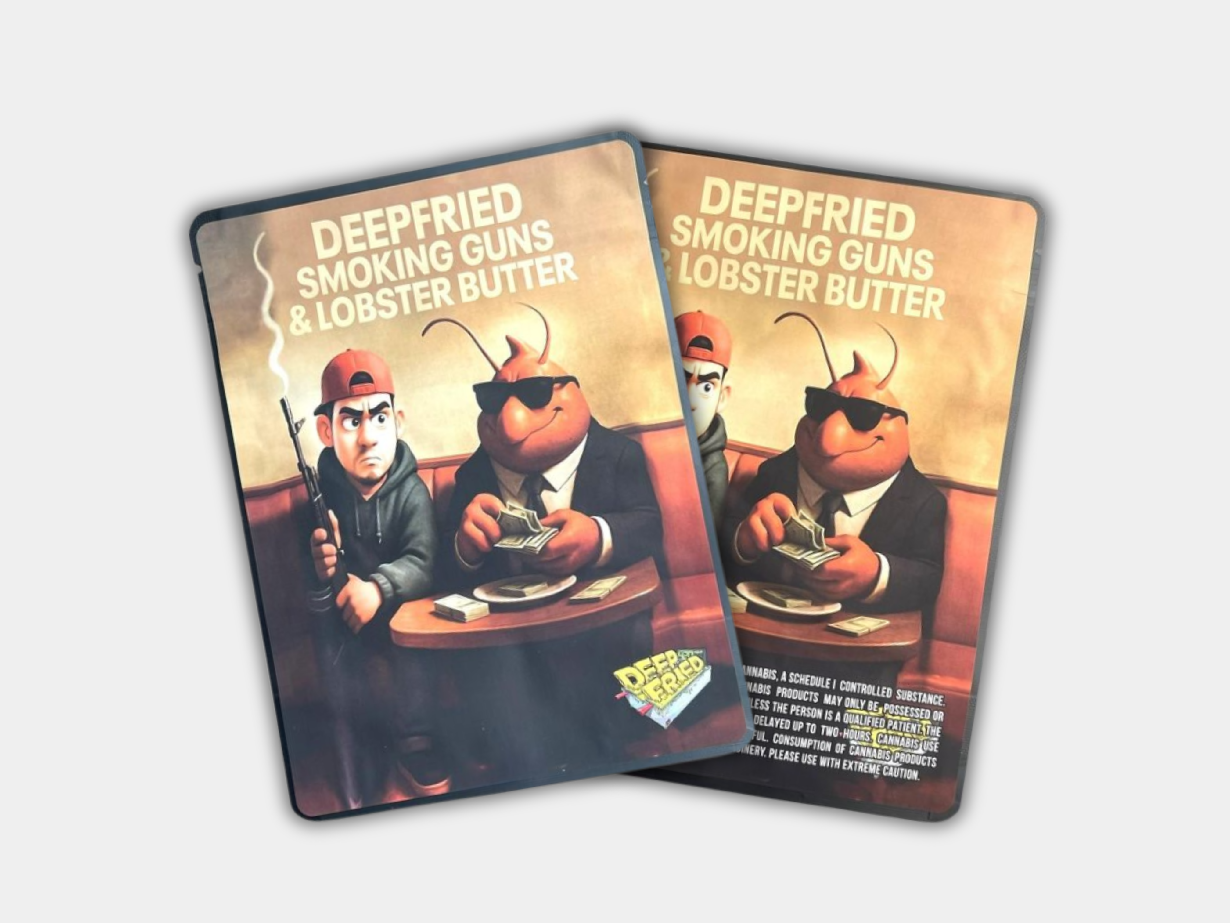 Deep Fried Smoking Guns & Lobster Butter Sticker (1oz) Mylar Bag ...