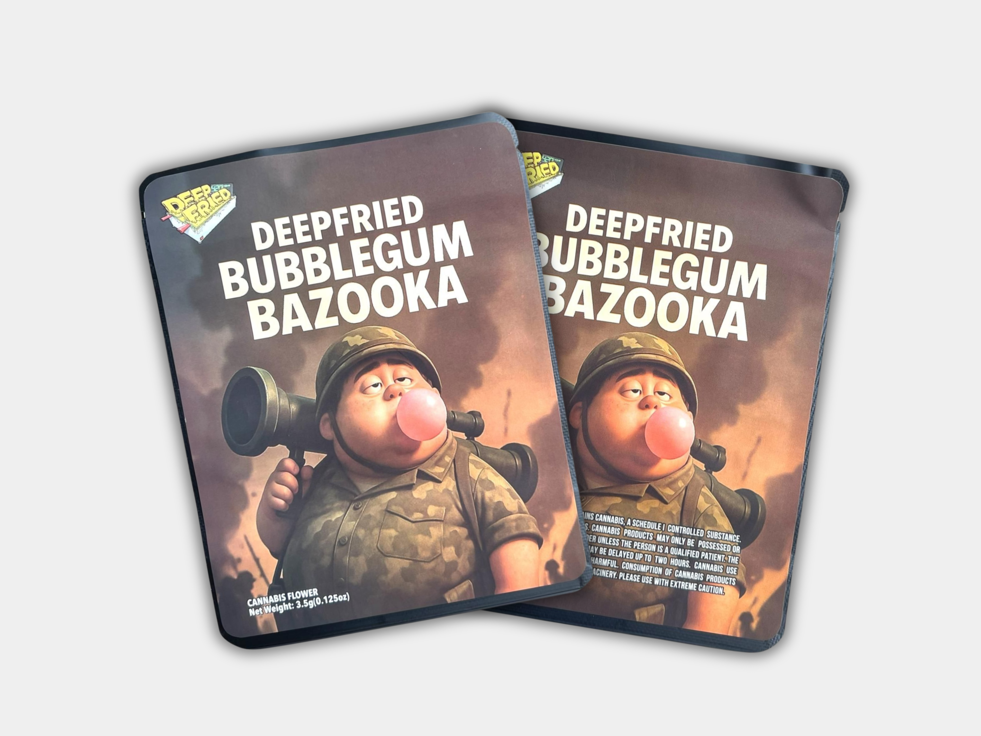 Deepfried Bubblegum Bazooka 3.5G Mylar Bag | Smell-Proof Packaging ...