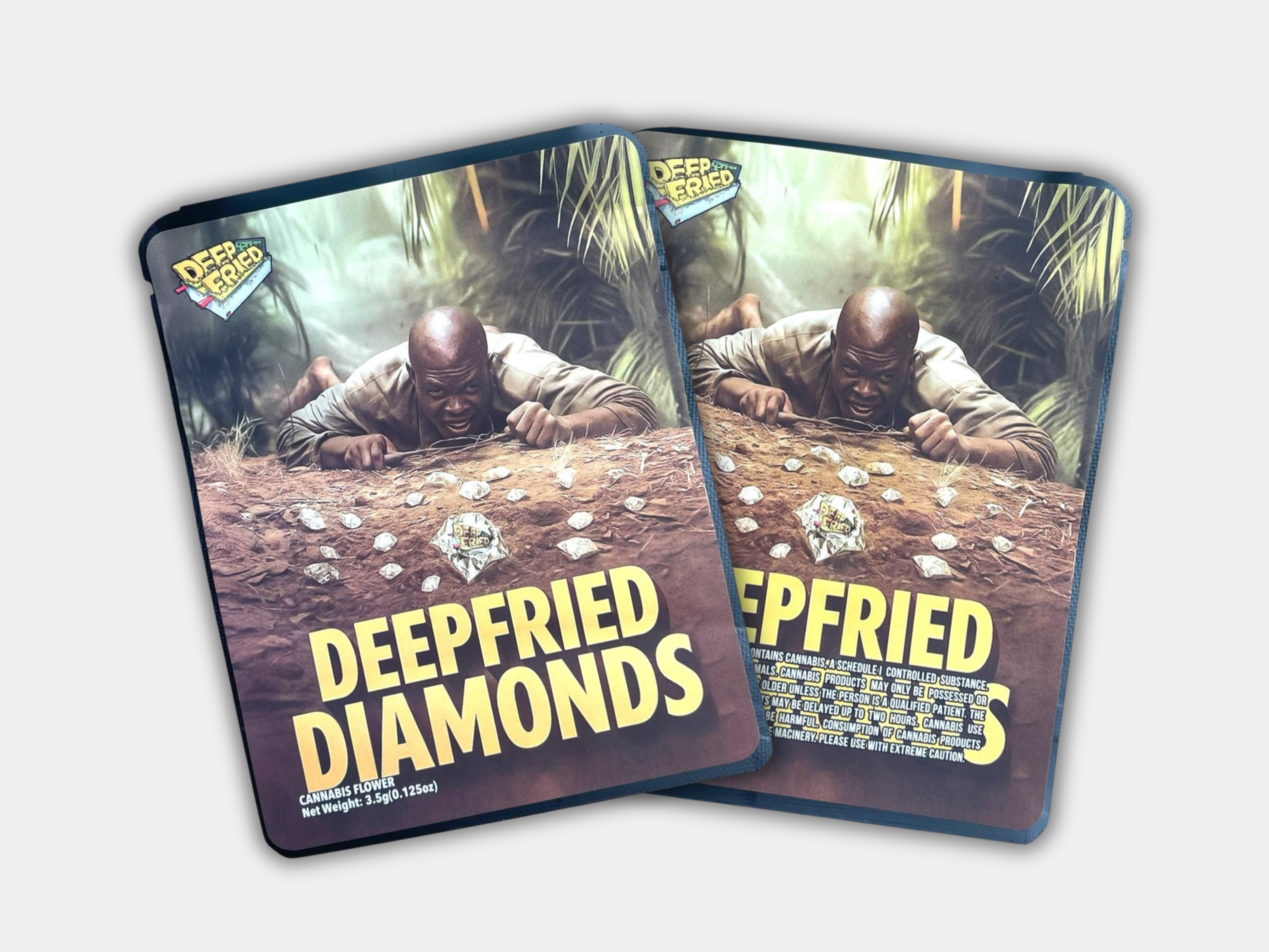 Deepfried Diamonds 3.5G Mylar Bag | Smell-Proof Packaging – Gorilla ...
