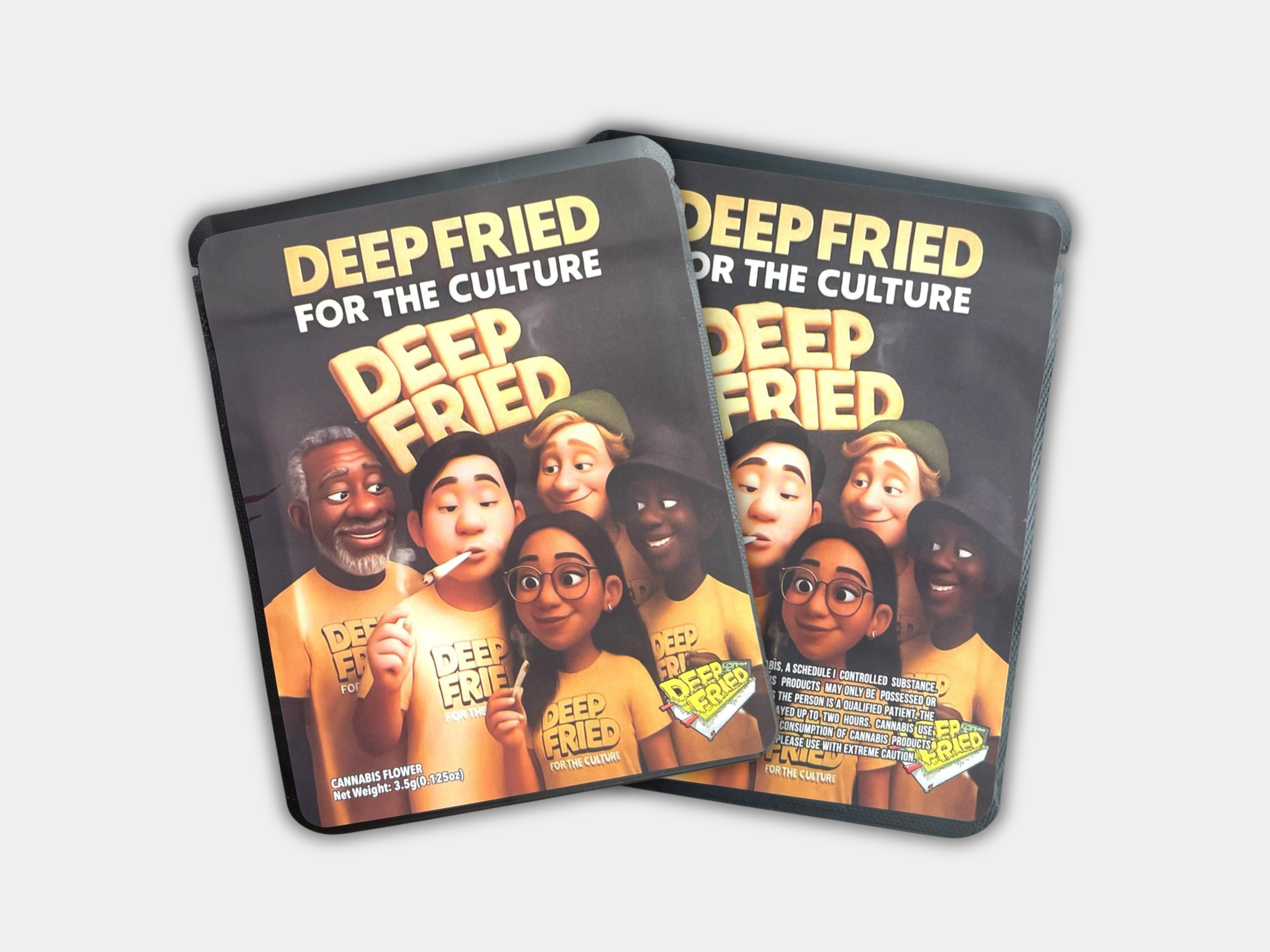 Deepfried for the Culture 3.5G Mylar Bag | Smell-Proof Packaging ...