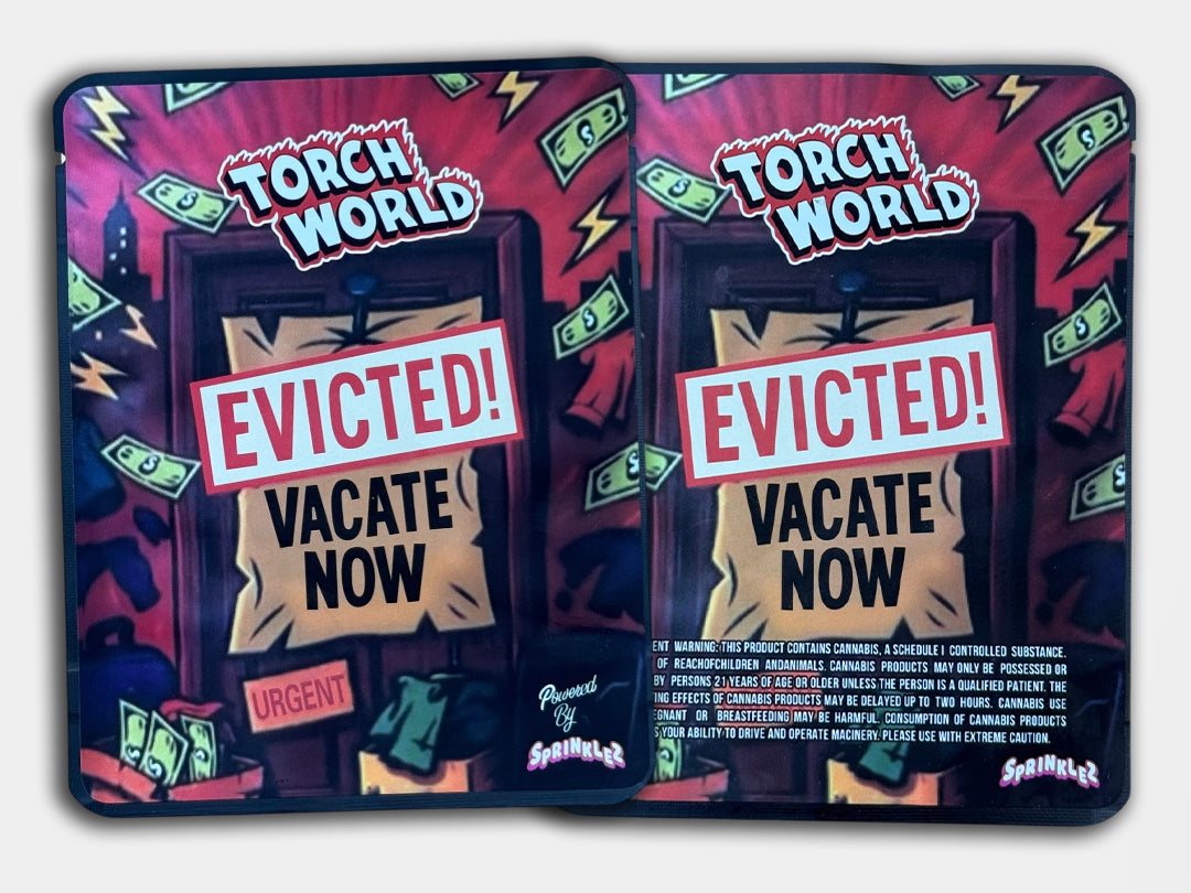 Evicted Vacate Now 3.5G Mylar Bag | Gorilla Boyz – Gorilla Boyz Inc