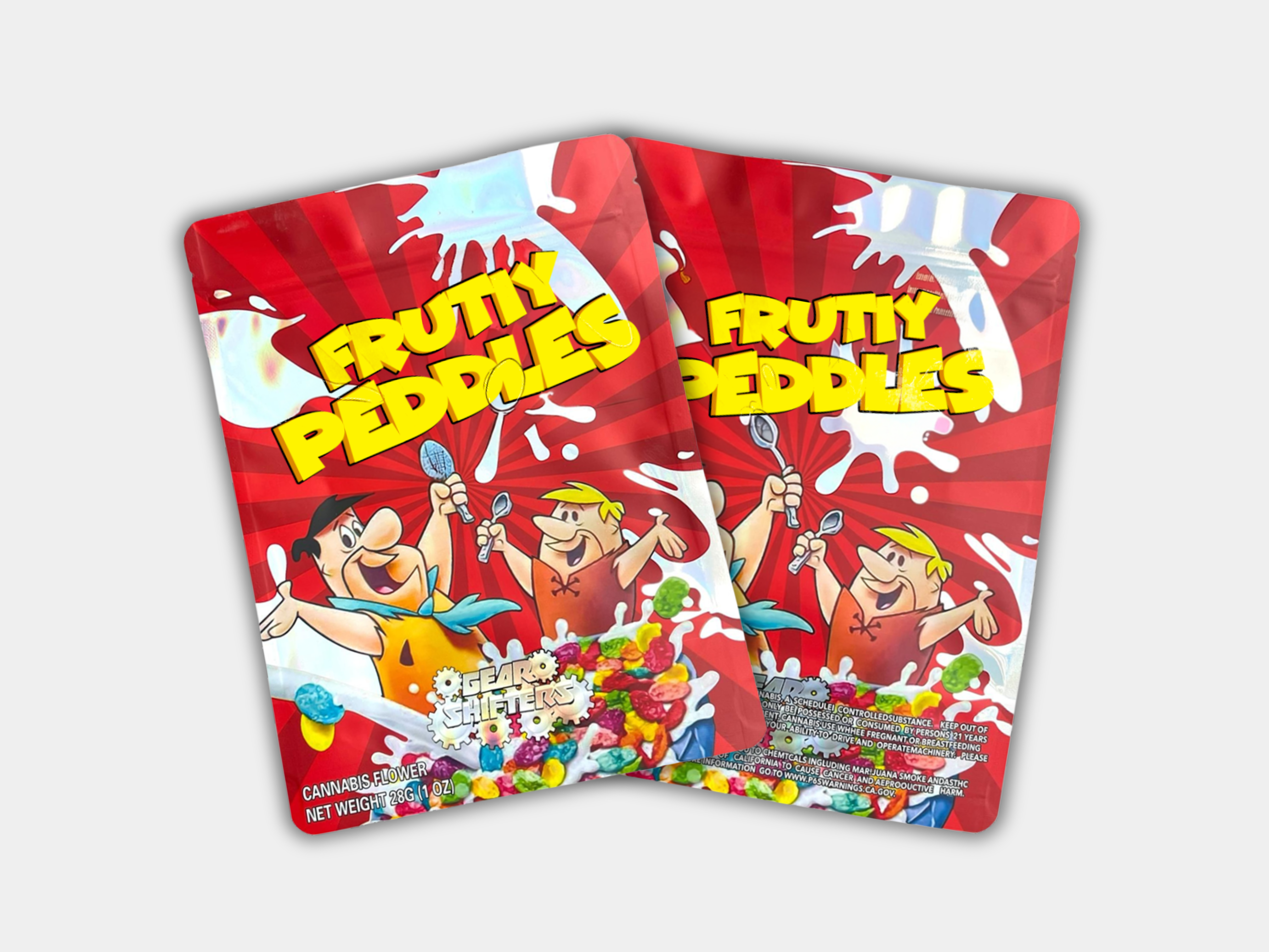 Frutiy Peddles 1oz Mylar Bag | Smell-Proof Packaging – Gorilla Boyz Inc