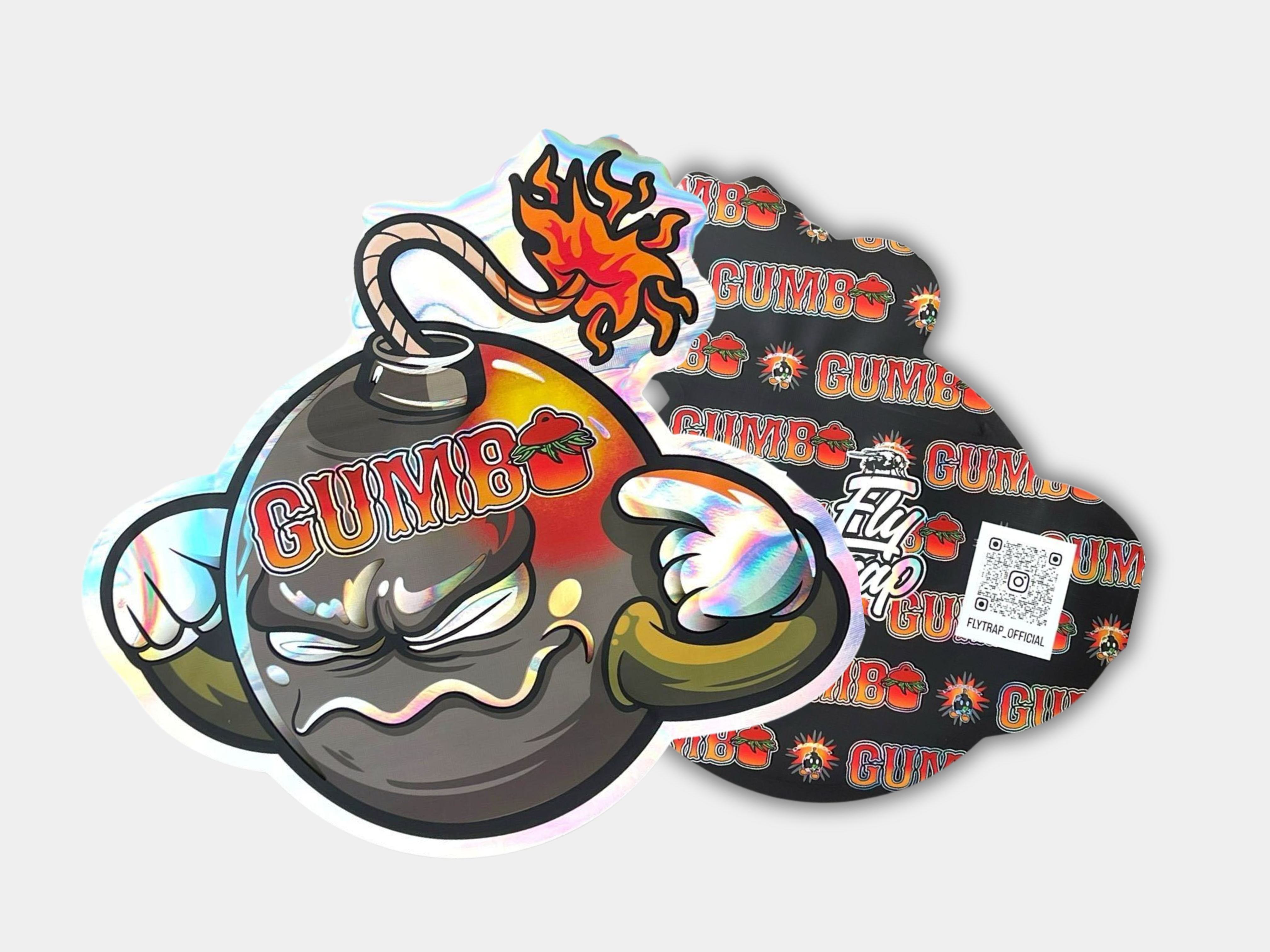 Gumbo Bomb Mylar Bag 3.5G | Smell Proof – Gorilla Boyz Inc