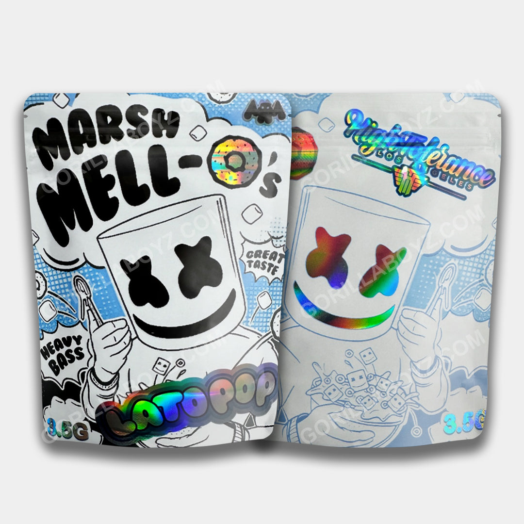 Marshmellos Lato Pop Mylar Bag 3.5g | Smell Proof – Gorilla Boyz Inc