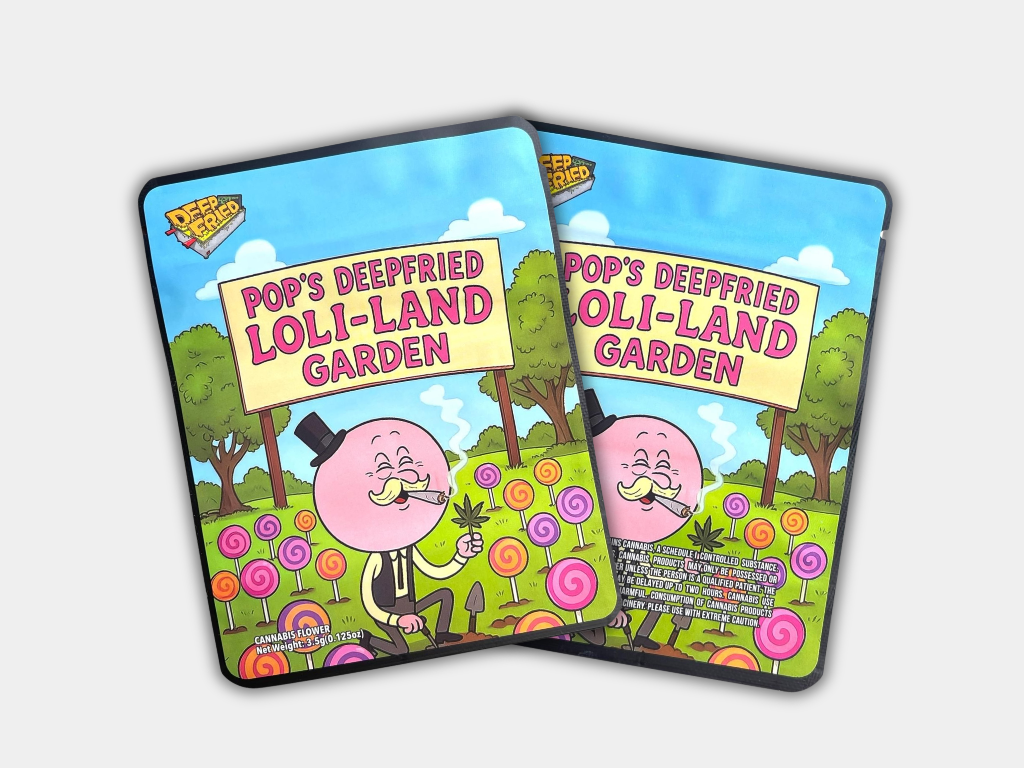 Pop’s Deepfried Loli-Land Garden 3.5G Mylar Bag | Smell-Proof Packaging ...