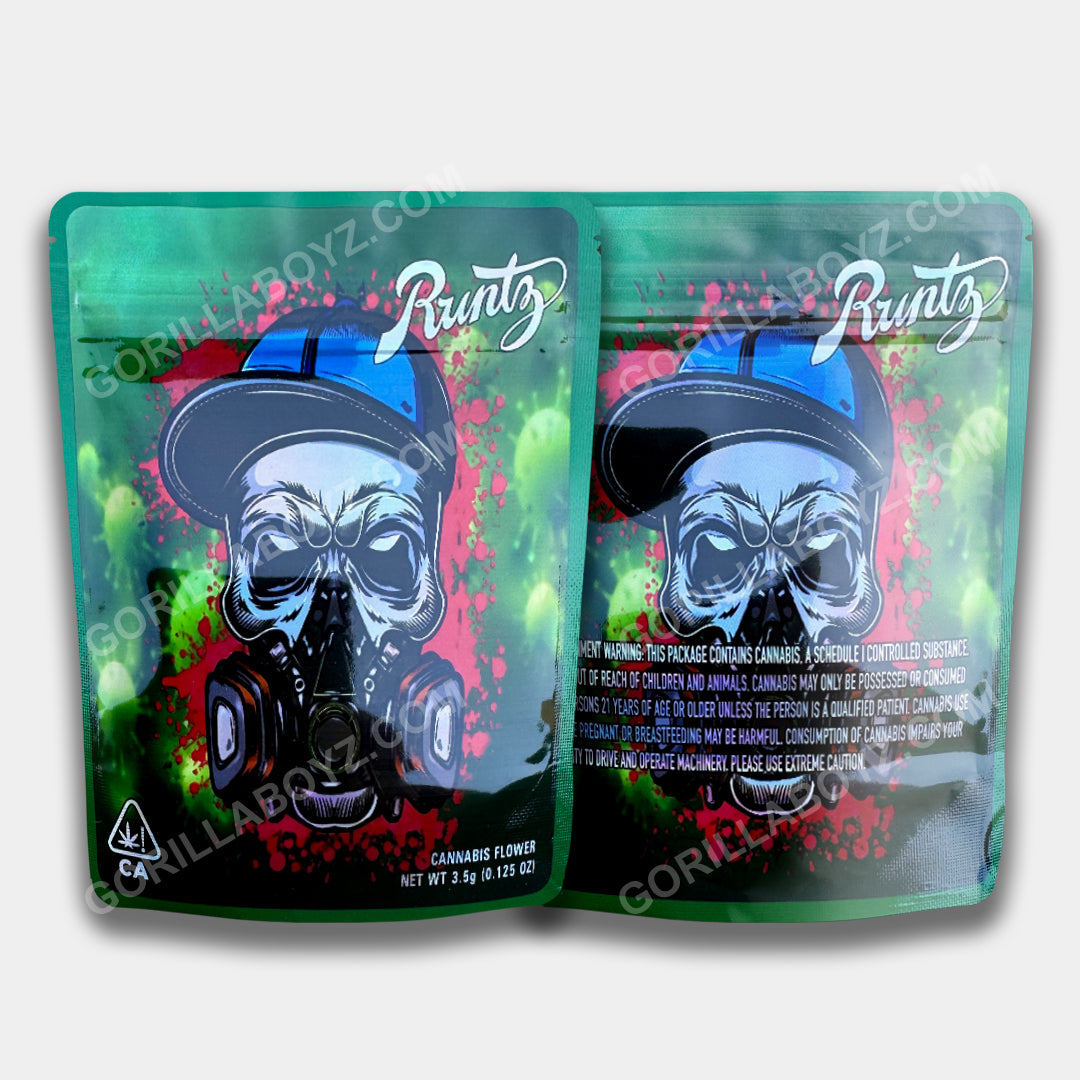 Gas Runtz New Mylar Bag 3.5 Grams | Smell-Proof – Gorilla Boyz Inc