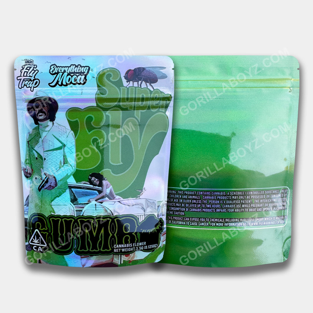Super Fly Gumbo Mylar Bag 3.5 Grams | Smell-Proof – Gorilla Boyz Inc