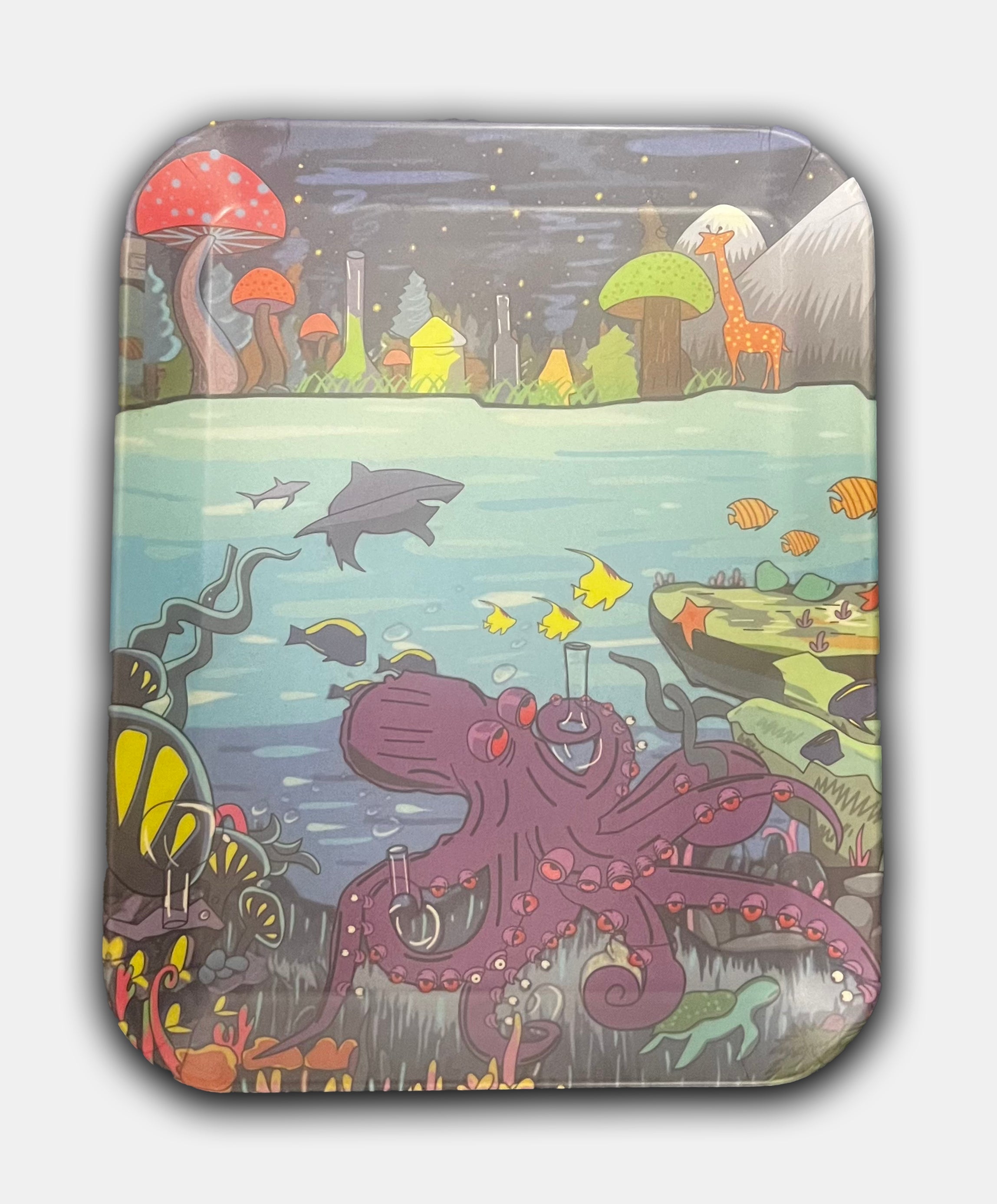 Under The Sea Design Biodegradable Rolling Tray 7 1/2" x 6" – Gorilla ...