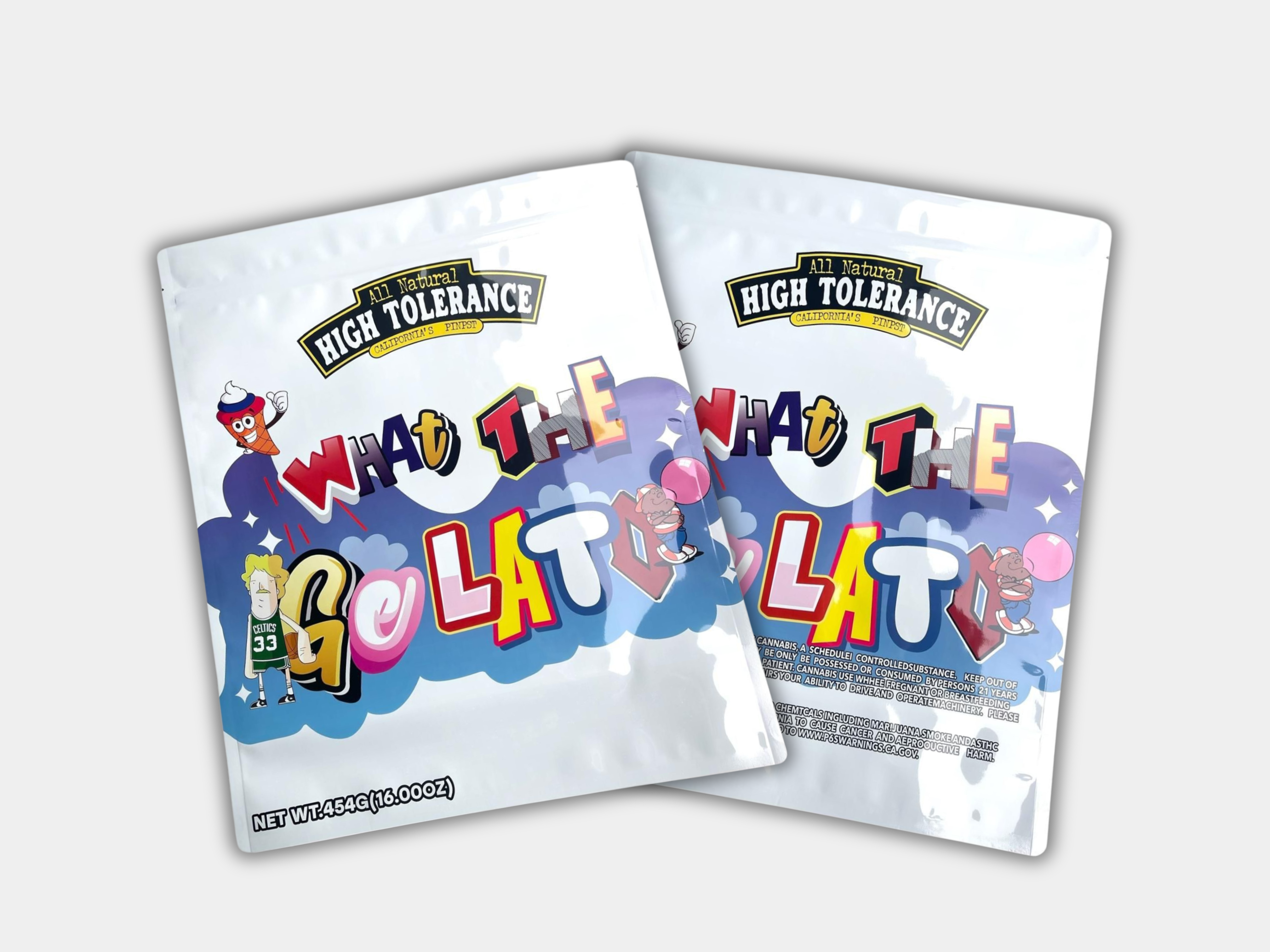 What The Gelato (16oz) 1lb Mylar Bag | Bulk Smell-Proof Packaging ...