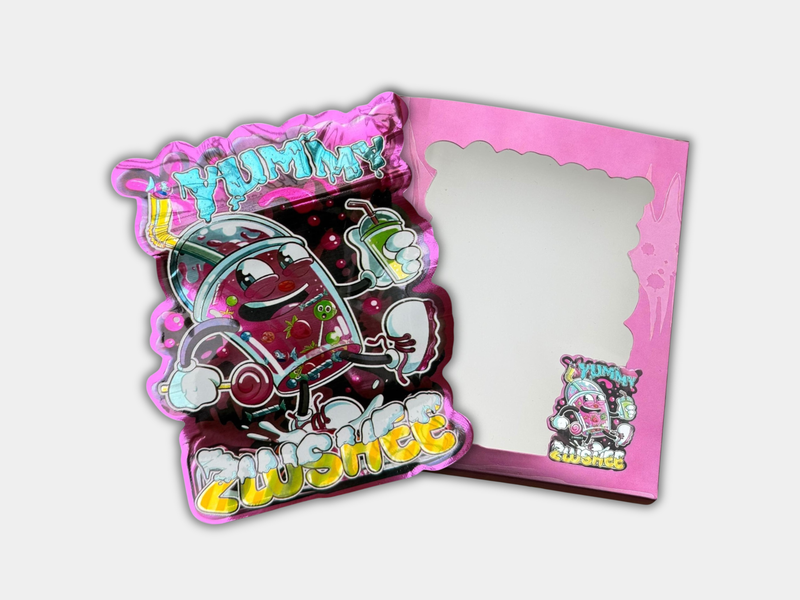 Yummy Slushee Mylar Bag + Matching Box | 3.5G Combo – Gorilla Boyz Inc