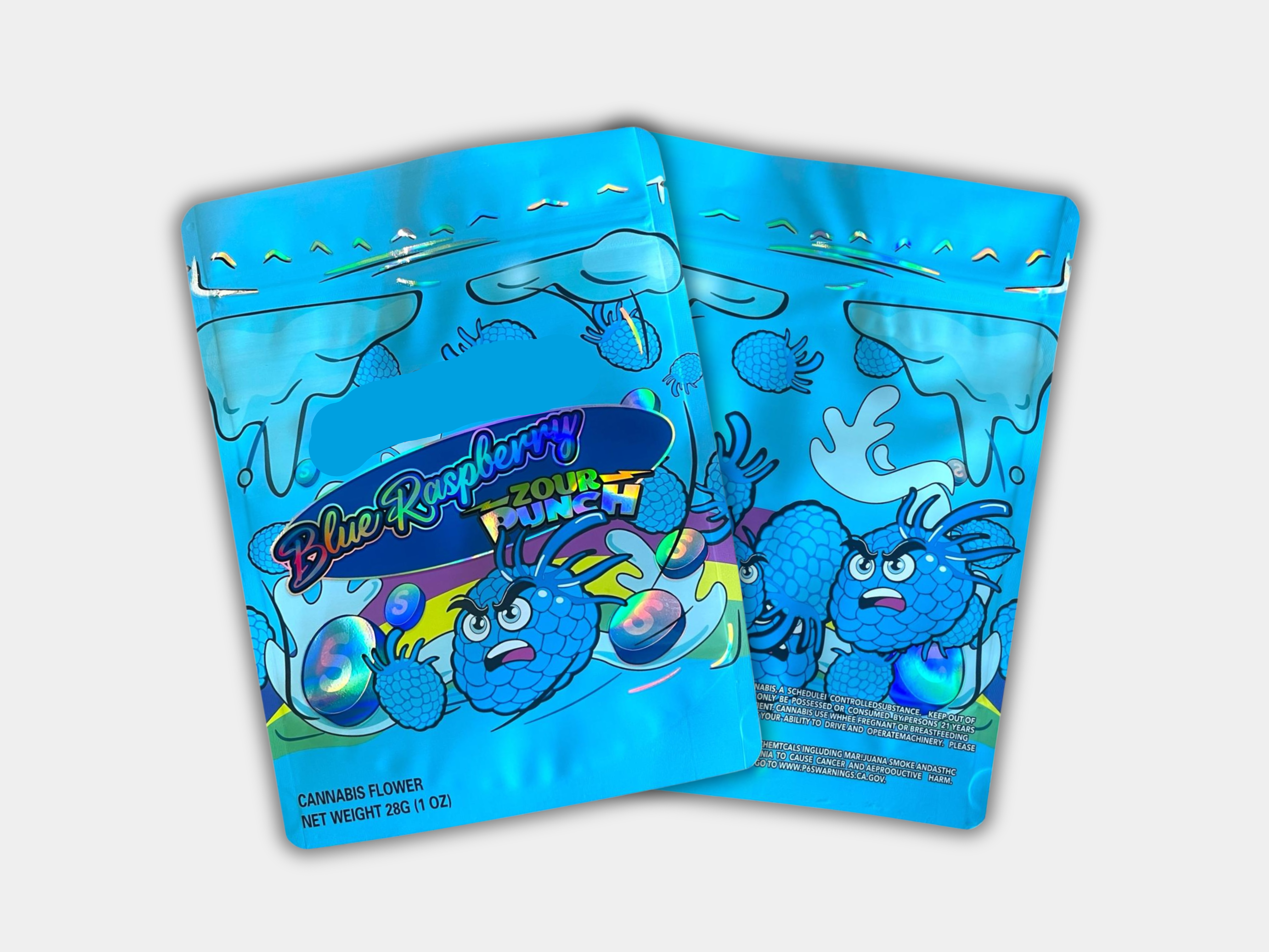 Zkittles Blue Raspberry Punch 1oz Mylar Bag | Gorilla Boyz – Gorilla ...