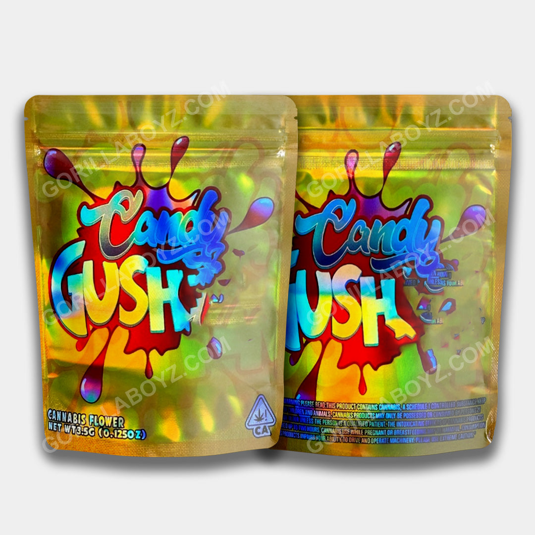Candy Gush Mylar Bag 3.5 Grams | Packaging – Gorilla Boyz Inc