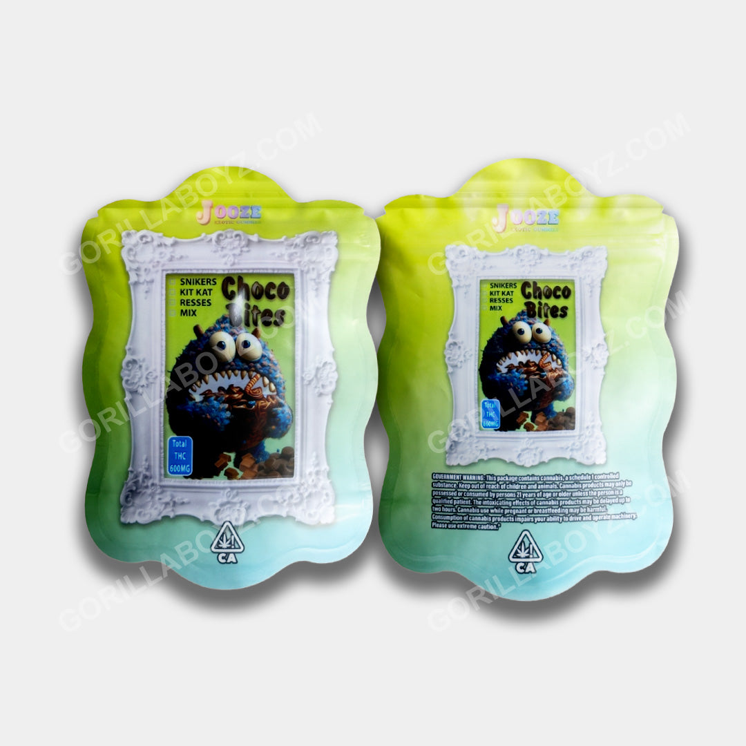 Shop Edible Mylar Bags 600 MG Capacity | Choco Bites Design – Gorilla ...