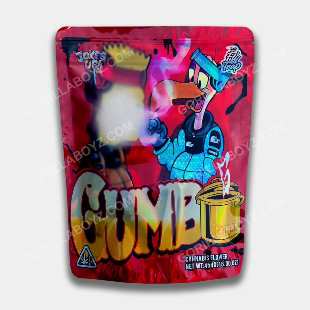 Gumbo Mylar Bag 16 Oz (1lb) | Smell-Proof Packaging – Gorilla Boyz Inc