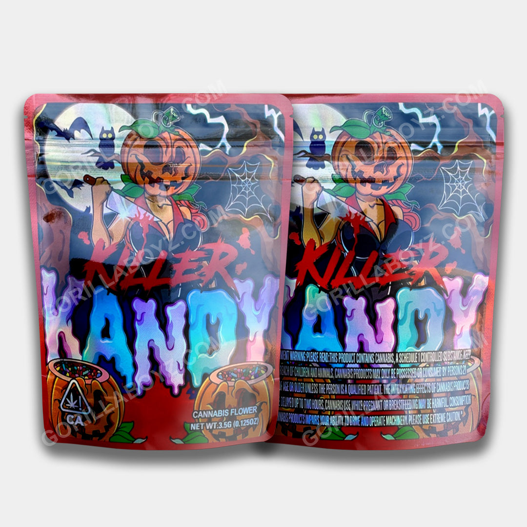 Killer Kandy Mylar Bag 3.5 Grams | Smell Proof Ziplocks – Gorilla Boyz Inc