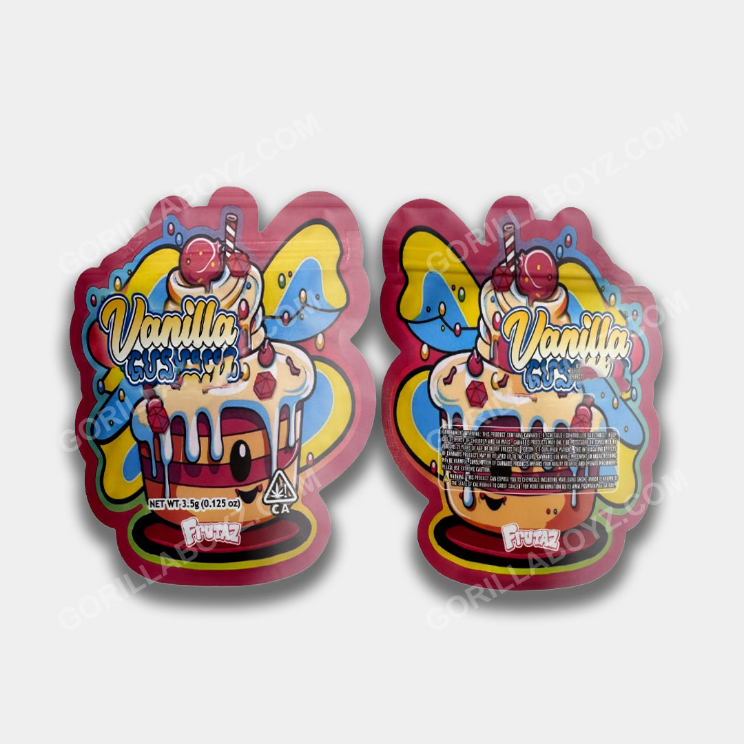 Vanilla Gush Mylar Bag 3.5 Grams | Moisture-Resistant Ziplocks ...