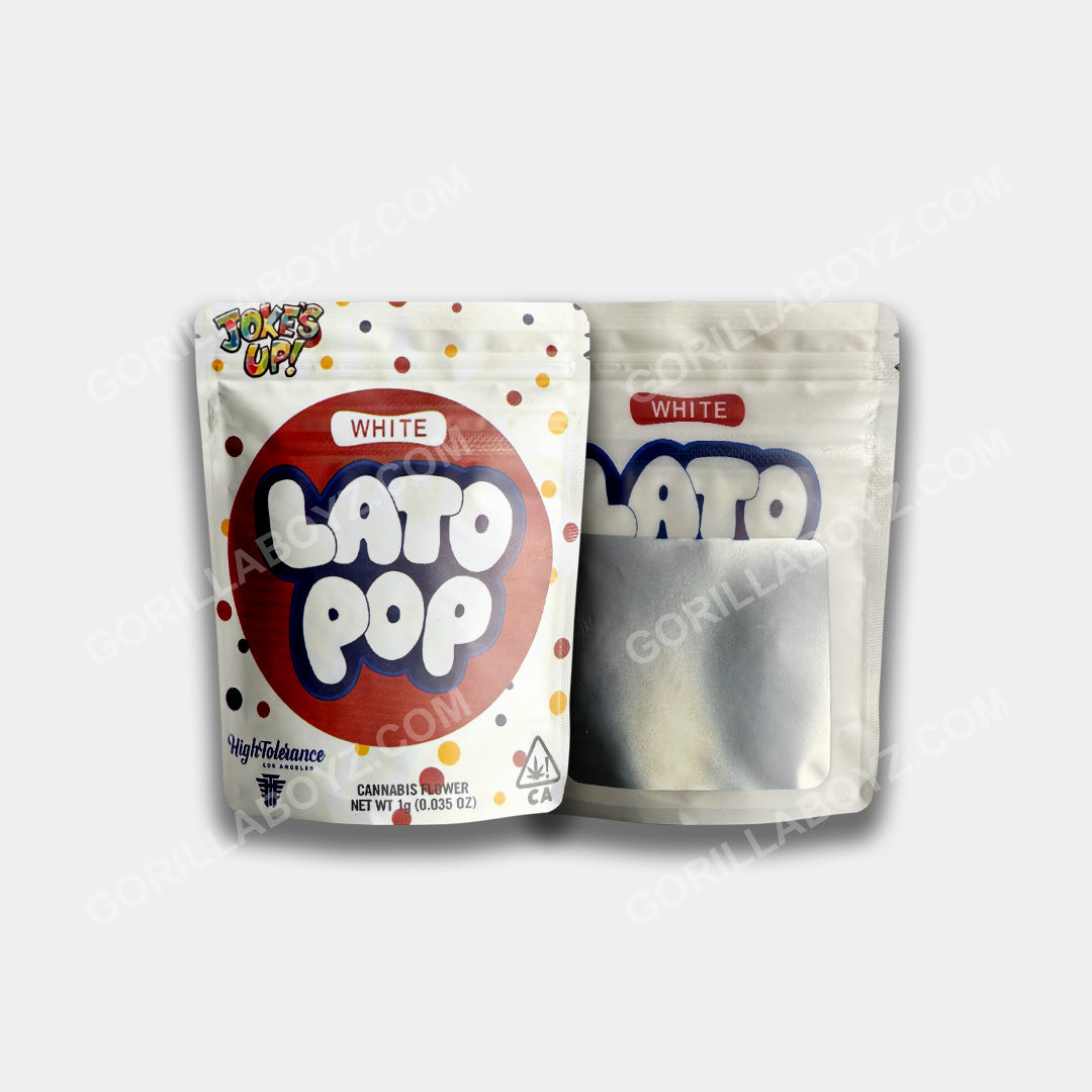 Mylar Bags 1 Gram | Lato Pop | Smell-Proof Ziplocks – Gorilla Boyz Inc