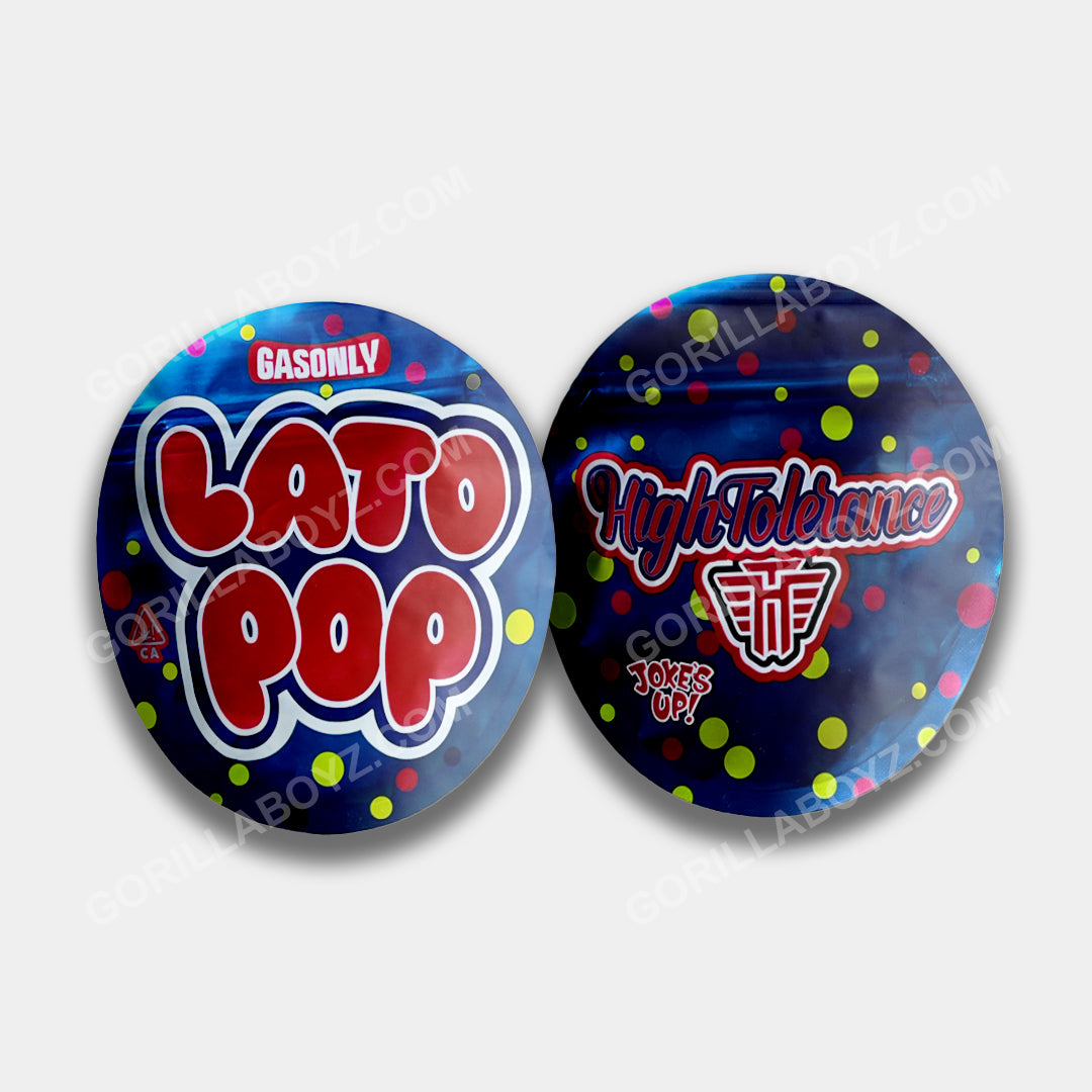 Mylar Bags 3.5 Grams Blue Lato Pop | Smell-Proof Ziplocks – Gorilla ...