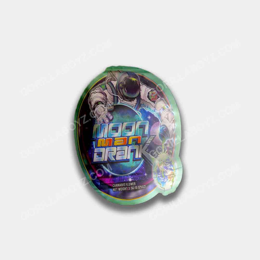 Mylar Bags 3.5 Grams Moon Man Drank (3D) | Smell-Proof Ziplocks ...